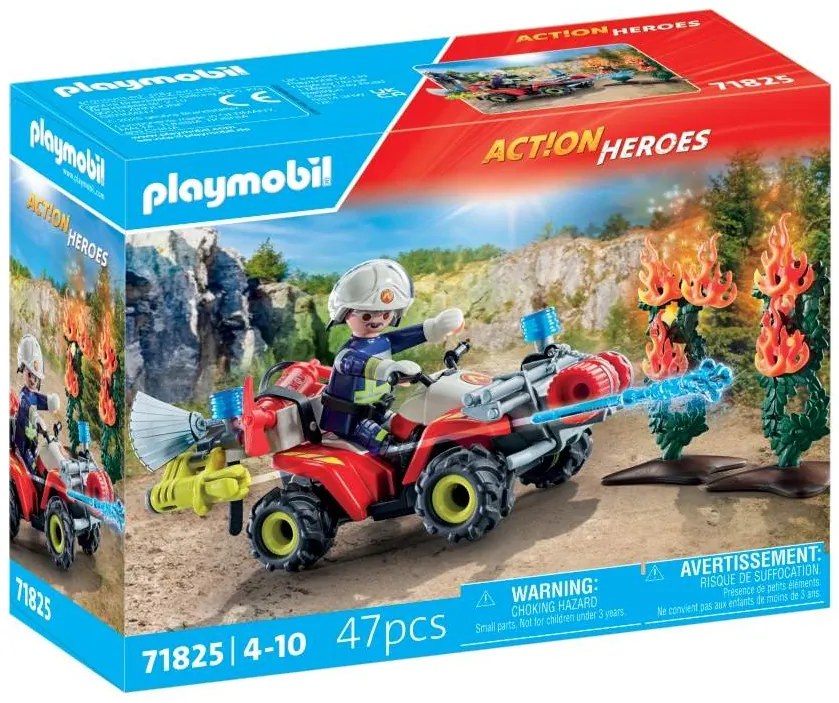 Playmobil 71825 hasičská čtyřkolka