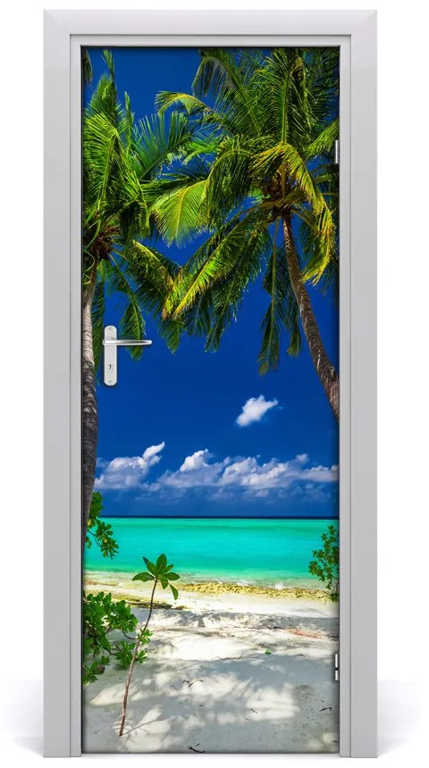 Fototapeta na dveře samolepící tripická pláž 75x205 cm