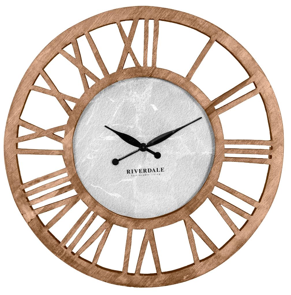 Dřevěné nástěnné hodiny Chuck