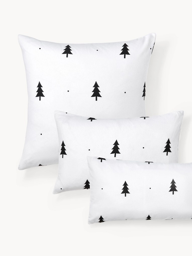 Flanelový vánoční povlak na polštář X-mas Tree