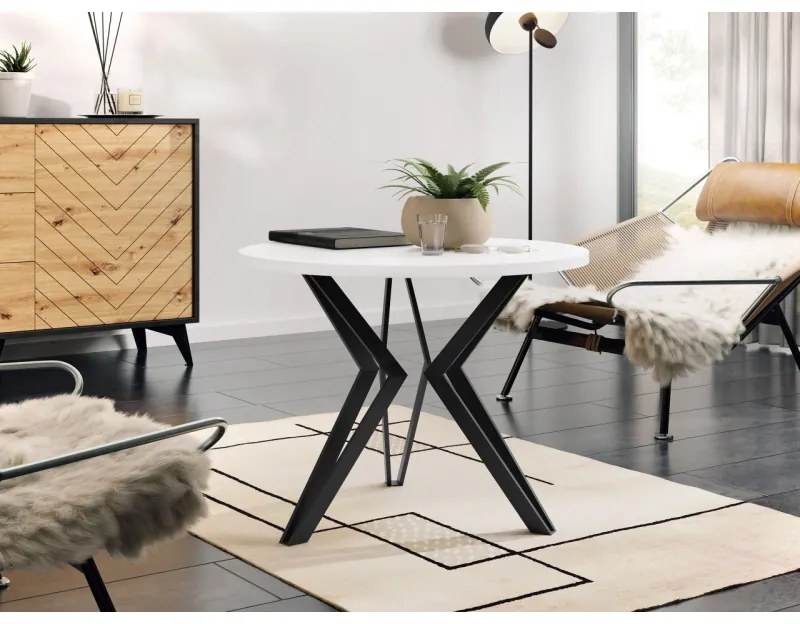 Konferenční stolek STK M13, Barva dřeva: biały / czarny
