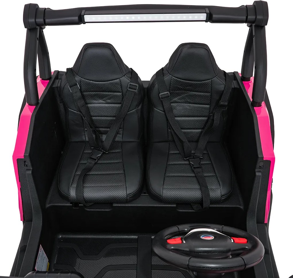 Ramiz Elektrická bugina Gravity pro děti růžová + pohon 4x4 + dálkové ovládání