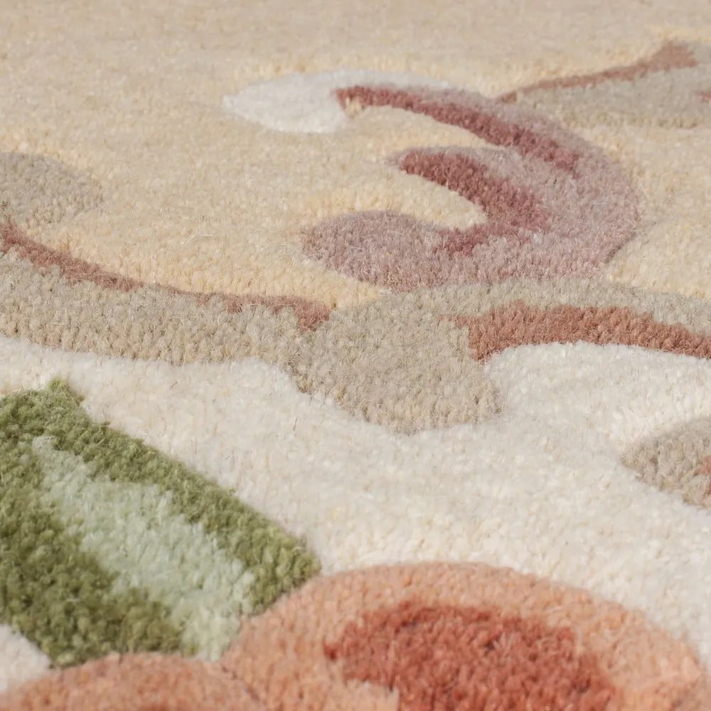 Hnědý vlněný koberec 120x180 cm Aubusson – Flair Rugs