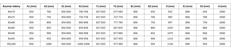 Mexen Lunar-B Duo, výklopný sprchový kout 85 x 75 cm, 8mm čiré sklo, zlatý matný profil, 832-085L-075P-55-00