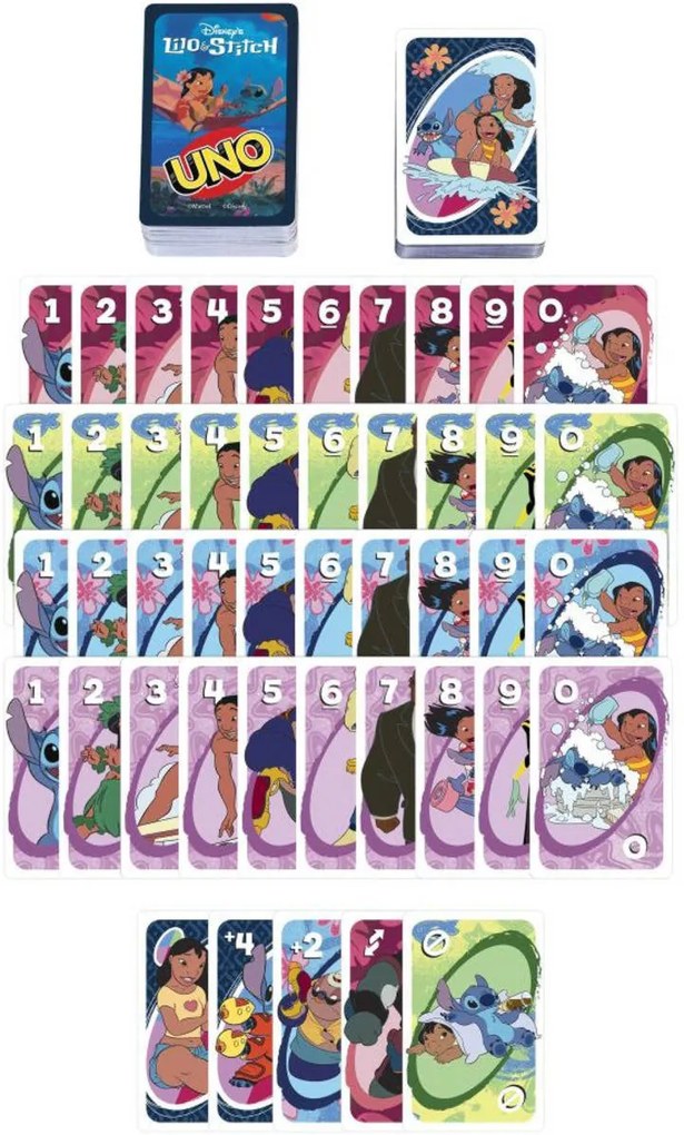 MATTEL HRA Uno karty Lilo & Stitch *SPOLEČENSKÉ HRY* 25jcc10