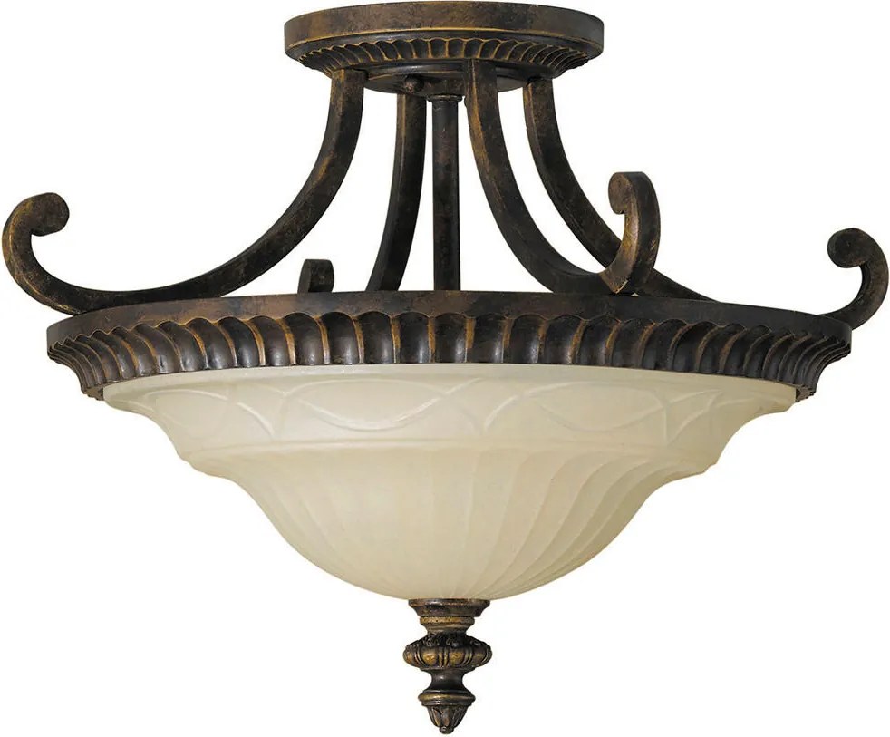 XXXLutz STROPNÍ SVÍTIDLO, 43,8/43,8/34,3 cm Elstead Lighting - Online Only svítidla - 009093077002