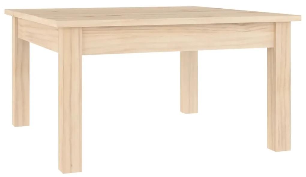 Konferenční stolek 55 x 55 x 30 cm masivní borové dřevo - Default Title