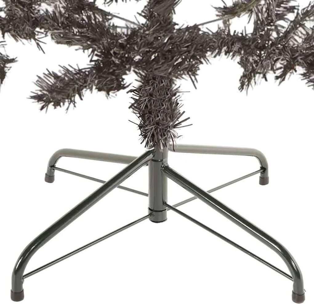 Úzký vánoční stromek černý 210 cm 329220