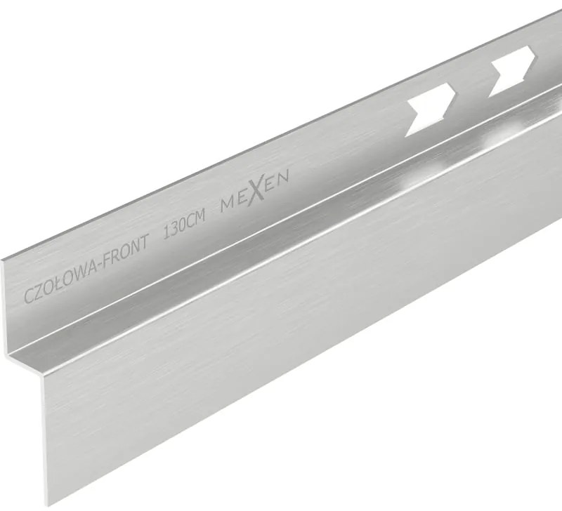 Mexen Line-B přední sprchový profil 130 cm, inox - 181003130U
