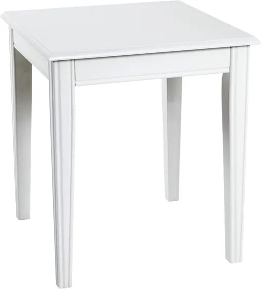 Sconto Přístavný stolek PROVENCE 4 bílá
