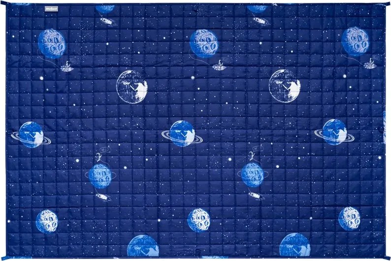 Zátěžová deka Rebel RBY-2000-4 4 kg (100x150 cm) vesmír