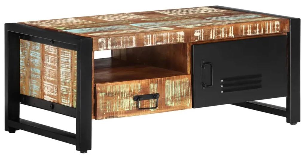 vidaXL Konferenční stolek 100 x 50 x 41 cm masivní recyklované dřevo
