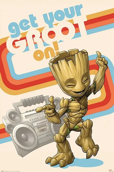 Postershop Plakát - Guardians Of The Galaxy (Get Your Groot On)