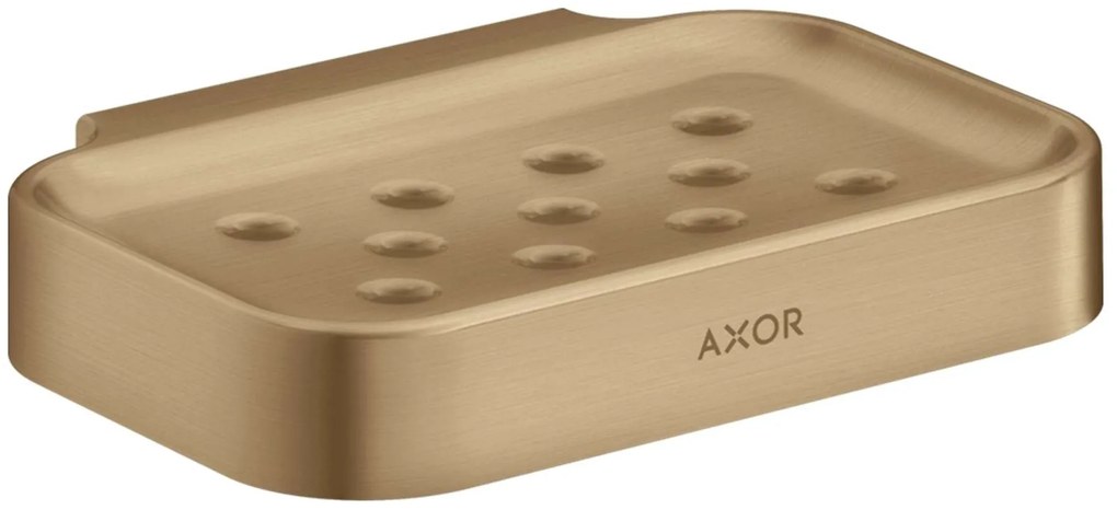 Axor Universal Circular - Mýdlenka s držákem, kartáčovaný bronz 42805140