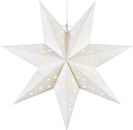 Markslöjd | Markslöjd 705897 - LED Vánoční dekorace BLANK LED/0,4W/3xAA pr. 45 cm bílá | ML1361
