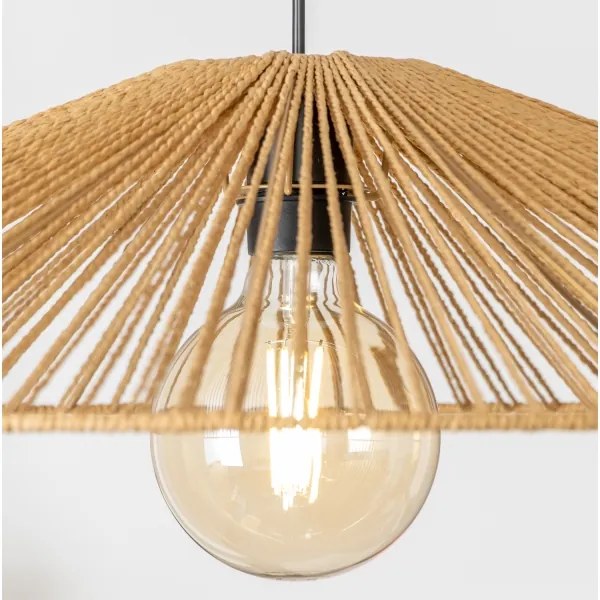 Brilagi - LED Lustr na lanku CERIA BOHO 1xE27/40W/230V pr. 90 cm hnědá