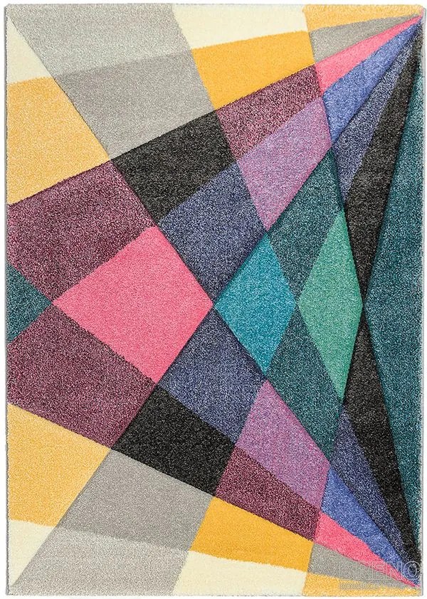 Breno Kusový koberec Vegas home pastel 30/SKS – geometrický vzor, 160x230 cm