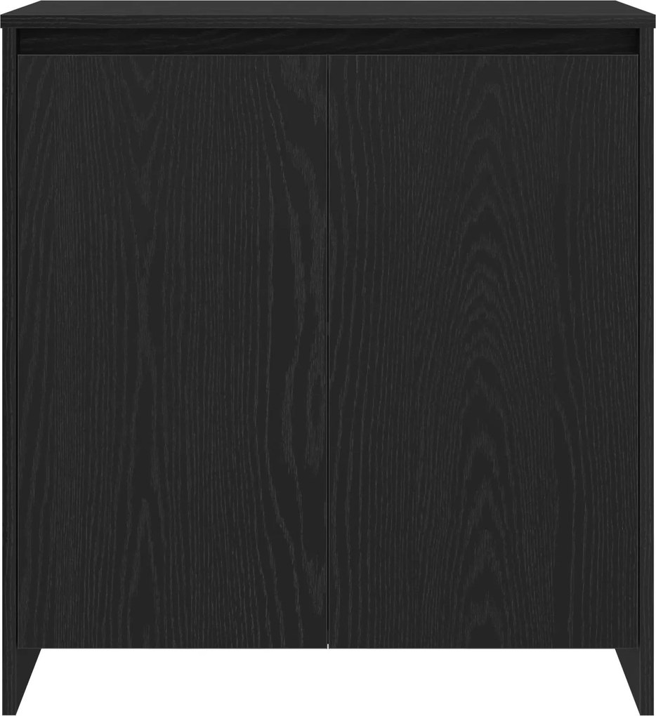 Servírovací skříň 3 ks Černá 70 x 41 x 75 cm Kompozitní dřevo 3332501