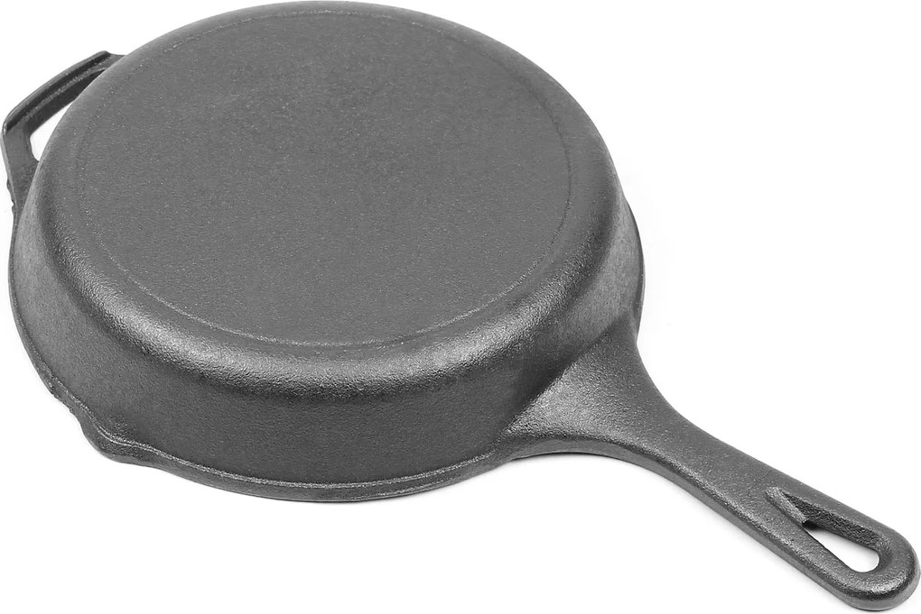 Litinová pánev Wiltec – 20 cm, černá (62955)