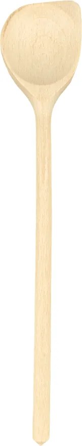 AMADEA Dřevěná vařečka s rohem, masivní dřevo, 25 cm