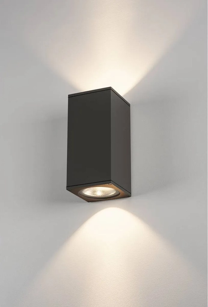 LA 234505 BIG THEOWALL venkovní nástěnné svítidlo 2x17,5W LED 3000K Flood up/down antracit - BIG WHITE (SLV)