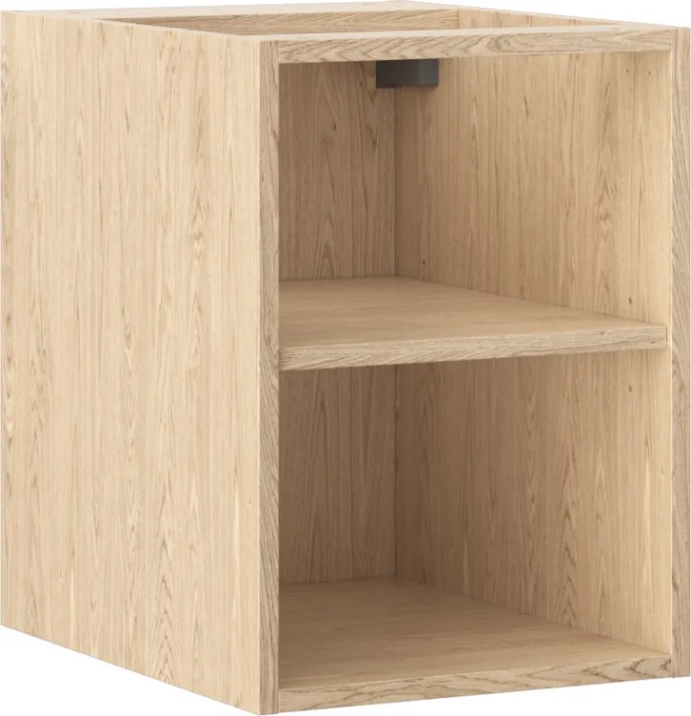 Mexen Box-A, otevřená skříňka s policí 35 cm, dub, 91AX2-0350-470-0-81