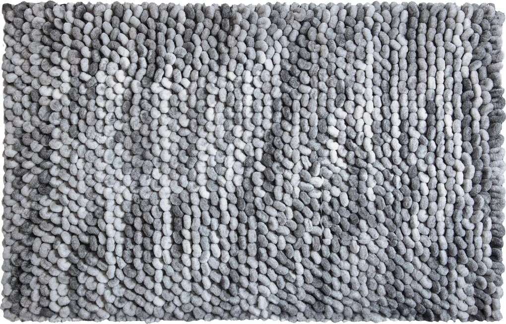 LineaDue PUNTO - Koupelnová předložka světle šedá Rozměr: 60x100 cm