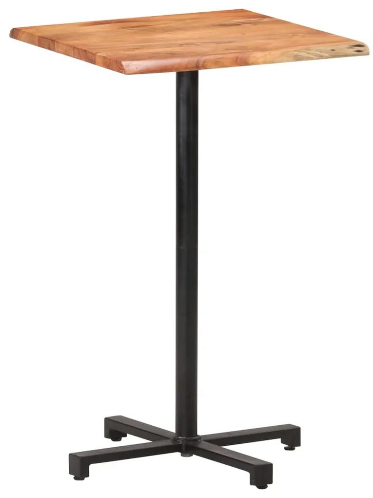 320303 vidaXL Barový stůl s živou hranou 60 x 60 x 110 cm masivní akácie