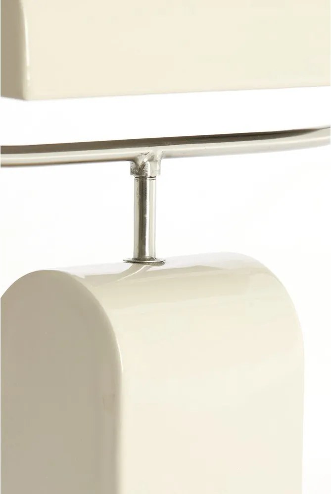 Krémová kovová stolní lampa (výška 38 cm) Cardona – Light &amp; Living