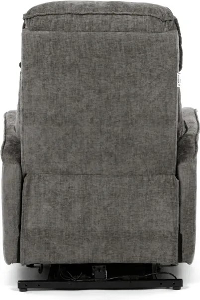 Polohovací křeslo šedé, elektrické TV-H9727 GREY2