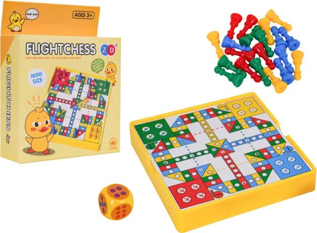 Společenská hra LUDO MINI Kachna žlutá