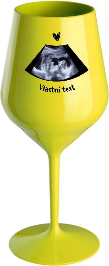 Personalizovaná nerozbitná sklenice s ultrazvukem
