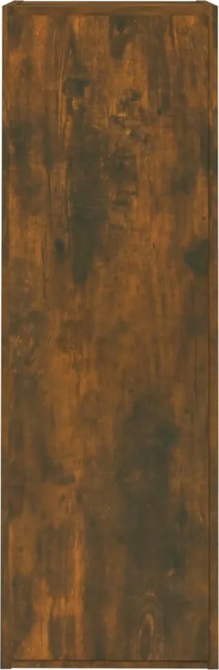 vidaXL TV stolek 30,5 x 30 x 90 cm dřevotříska [815747] Barva: hnědý dub
