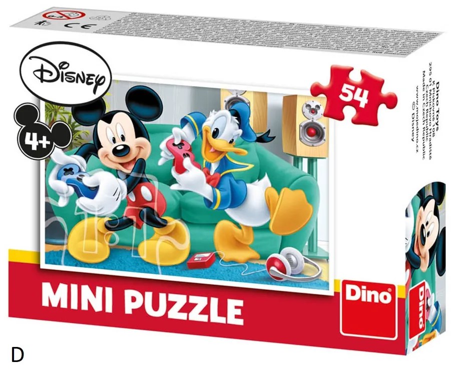 Dino Mini puzzle Disney pohádky 1 ks