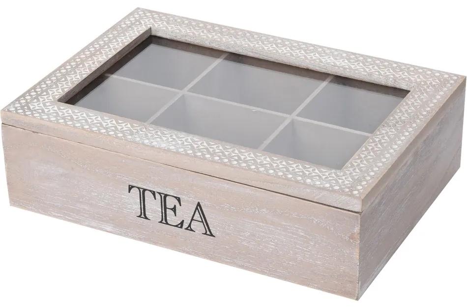 Box na čajové sáčky Tea 24 x 16,5 x 7 cm