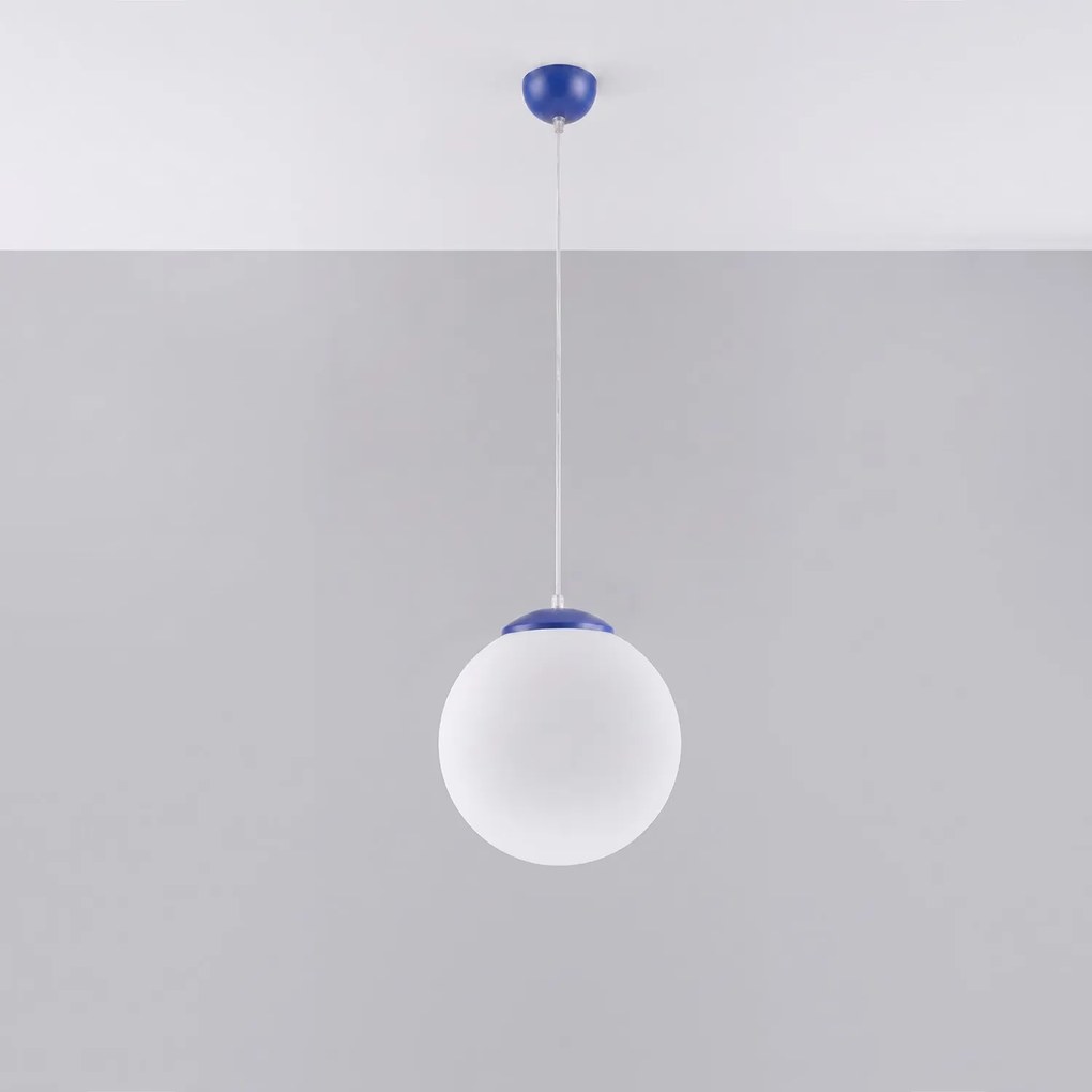 Sollux Lighting Závěsné svítidlo UGO 30 ultramarín