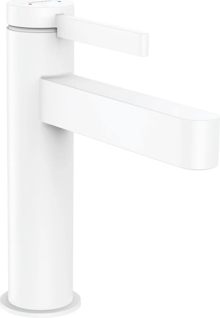 Hansgrohe Finoris, umyvadlová baterie 110, s výpustí Push-Open, EcoSmart, bílá matná, 76023700