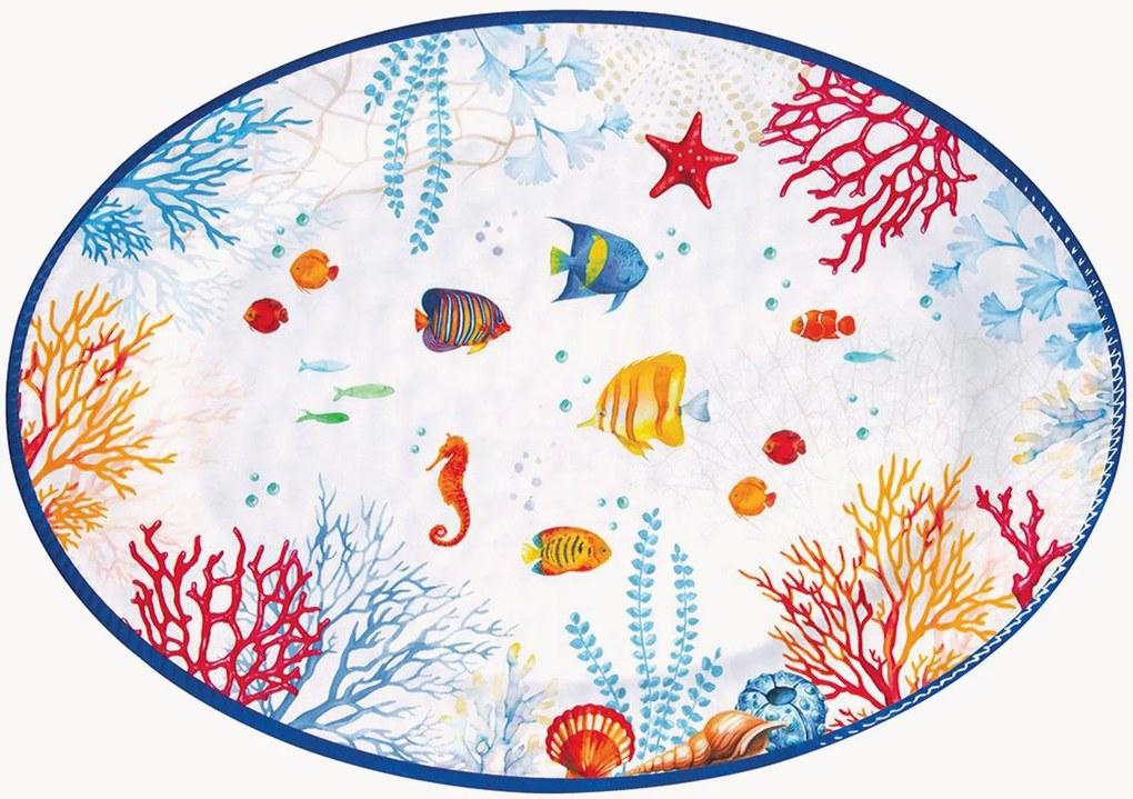 Porcelánový servírovací podnos Bora Bora