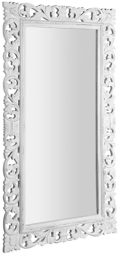 SCULE zrcadlo v rámu, 80x150cm, bílá