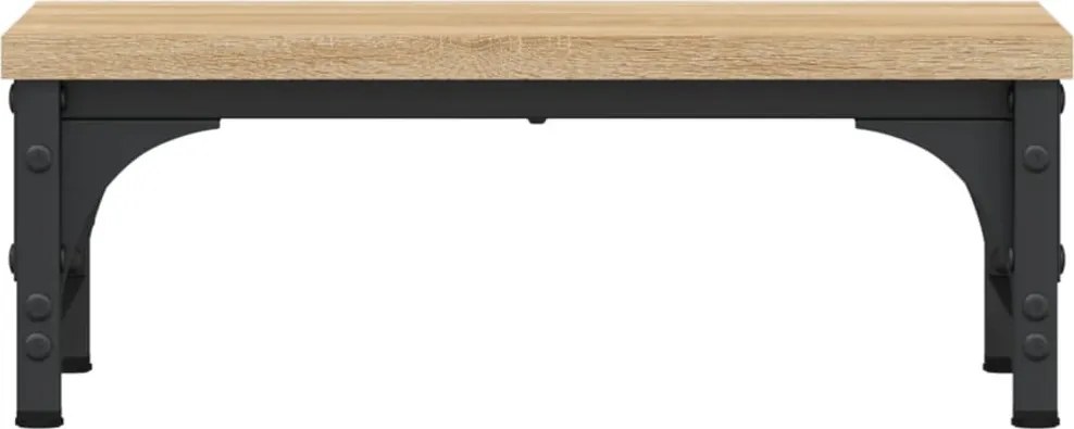 vidaXL Stojan na monitor 37 x 23 x 14 cm kompozitní dřevo [833998] Barva: kouřový dub
