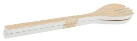 Bílý bambusový salátový příbor Navigate