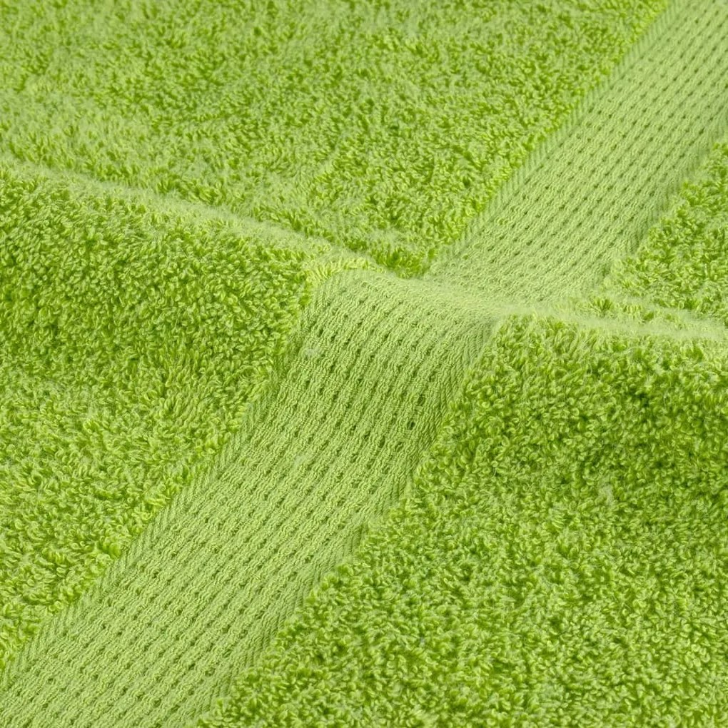Premium ručníky SOLUND 10 jablkově zelené 80x200cm 600g/m² 137508
