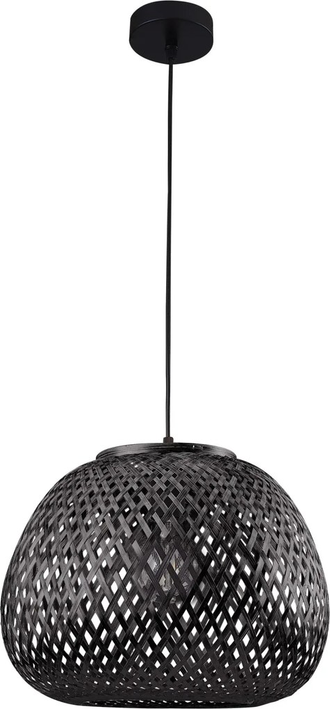 Závěsná lampa Zanzibar Black 1xE27 moderní stropní svítidlo