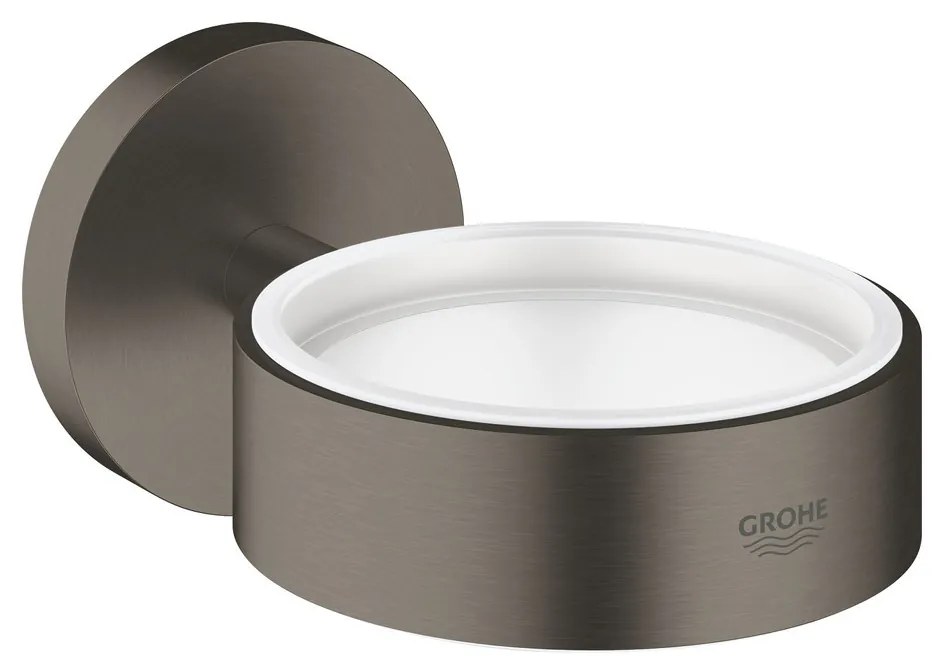 Grohe Essentials - Držák, kartáčovaný Hard Graphite 40369AL1