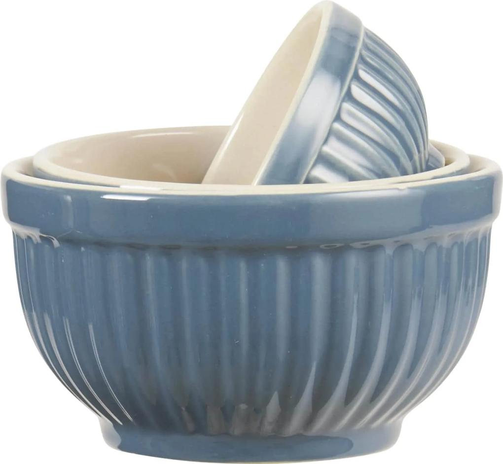 IB LAURSEN Keramická mini miska Mynte Cornflower Velikost S, modrá barva, keramika