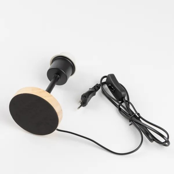 BRILAGI - Stolní lampa BOBO WOOD 1xE27/25W/230V dub/černá/krémová/králíčci