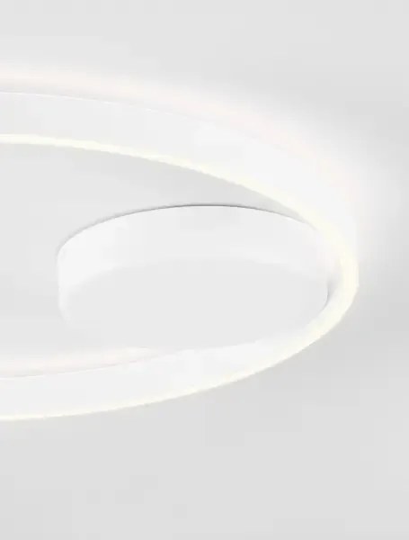 LED stmívatelné bílé designové stropní svítidlo Hedra 60W