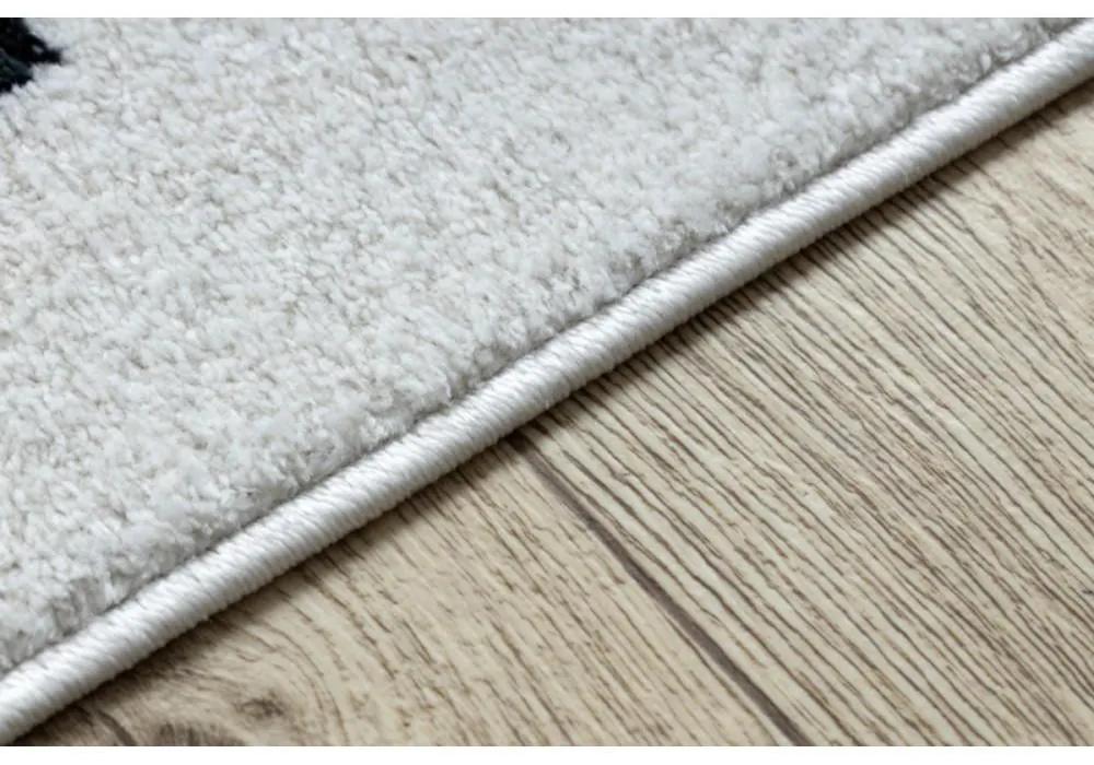 Dětský kusový koberec Cesta z města krémově bílý 200x290cm