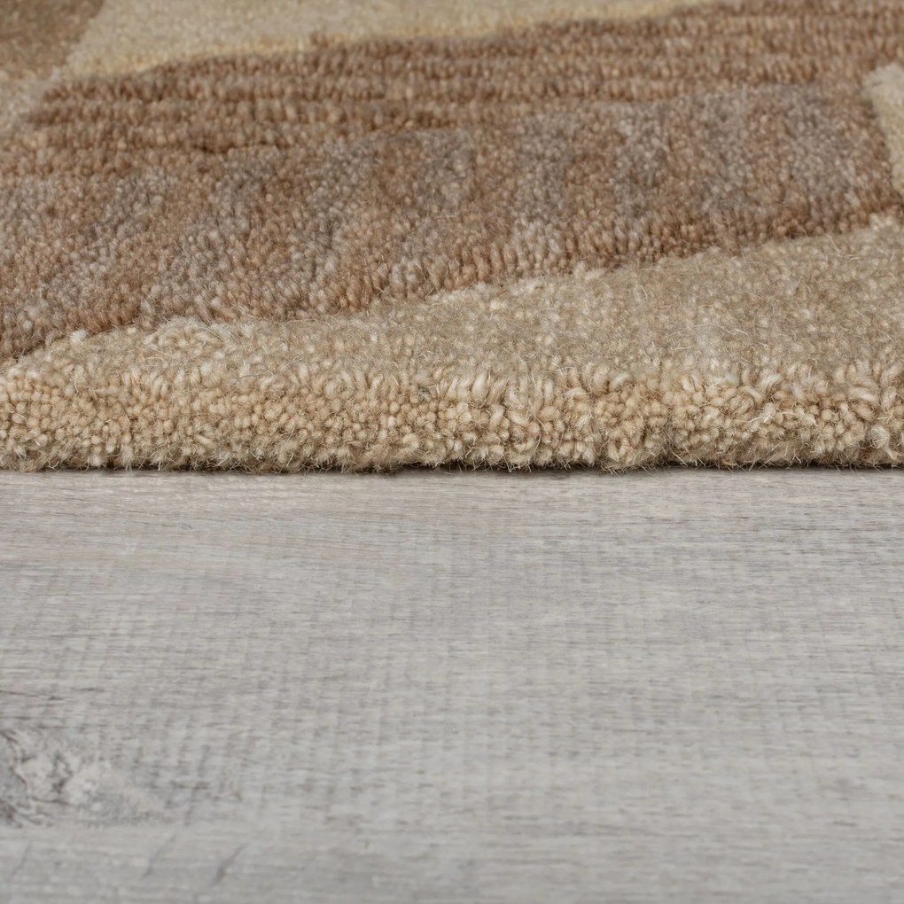 Kusový koberec Moda Asher Natural, 160x230, hnedá, chodba / predsieň, Flair Rugs