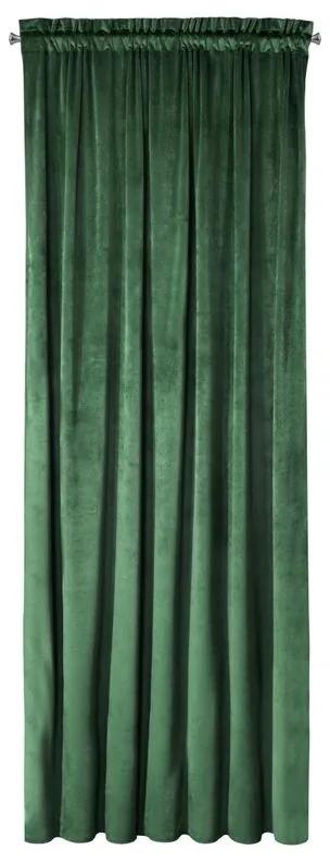 Zelený závěs na pásce MELANIE 140x270 cm